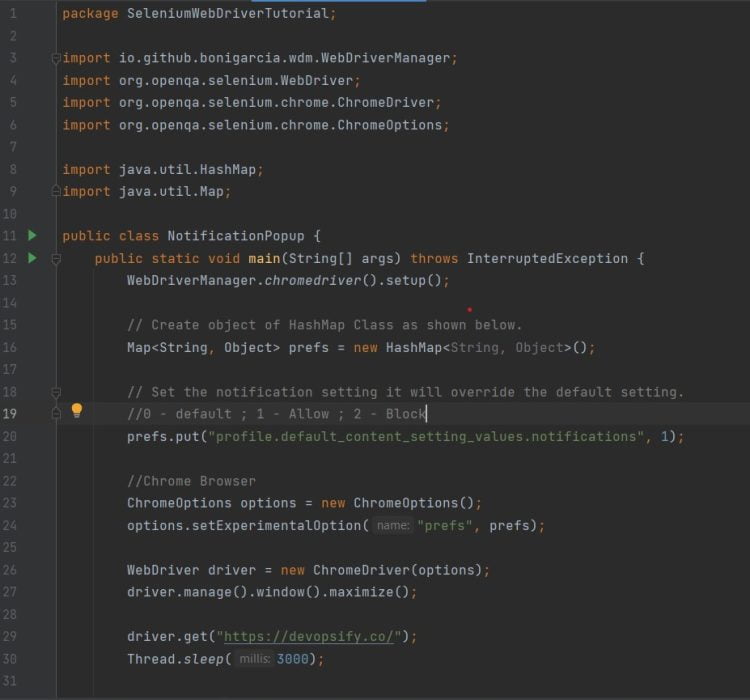 Làm Việc Với Notifications Popup Sử Dụng Selenium Webdriver