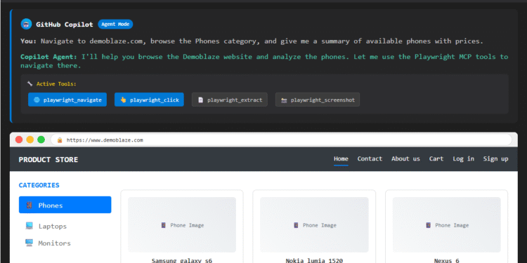 Sử Dụng Vs Code Và Playwright Mcp Tự động Test Demo Website Demoblaze